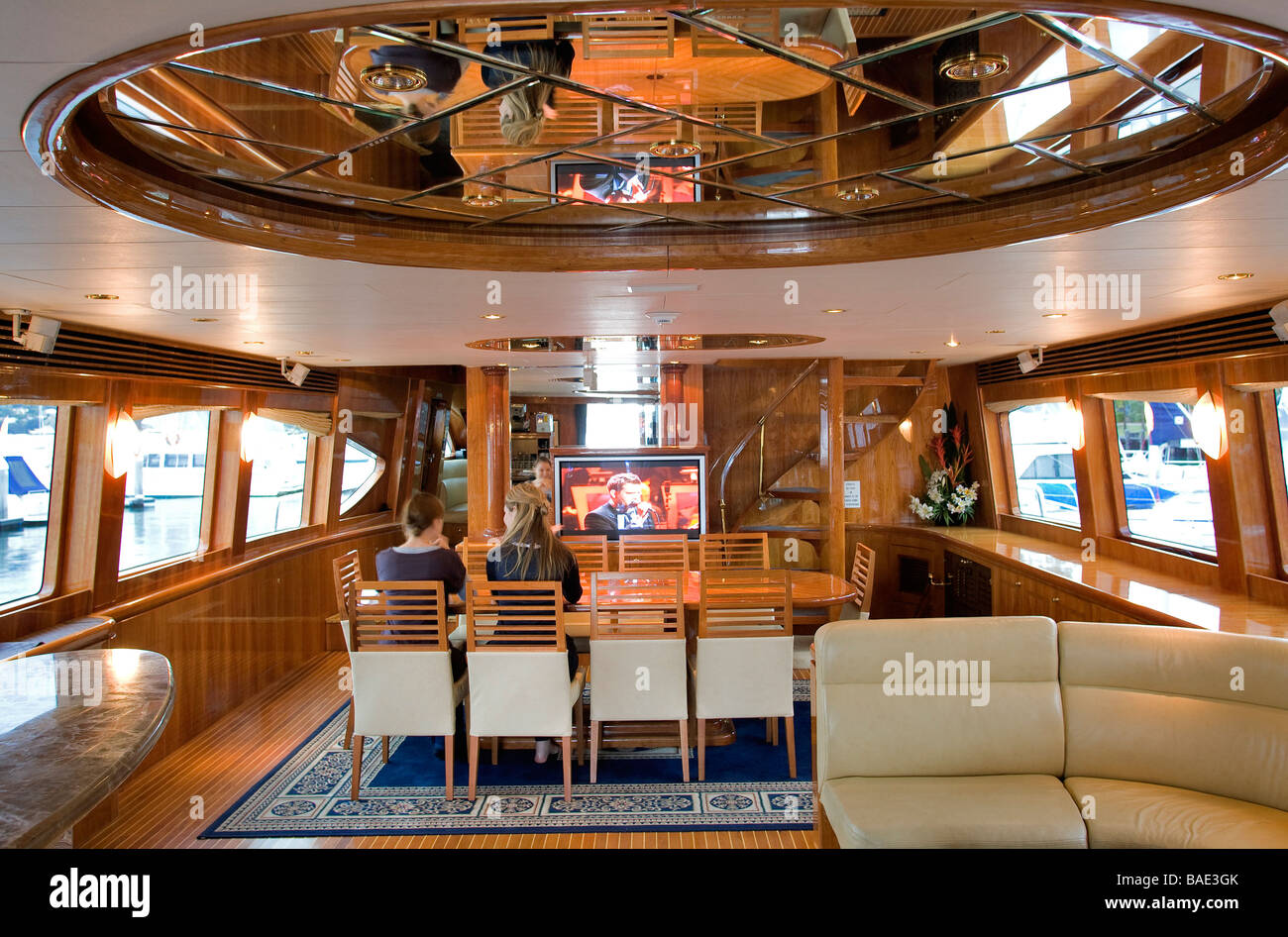 Australia, New South Wales, Sydney, port, cabin of the Oceanos II yacht Stock Photo - Alamy
