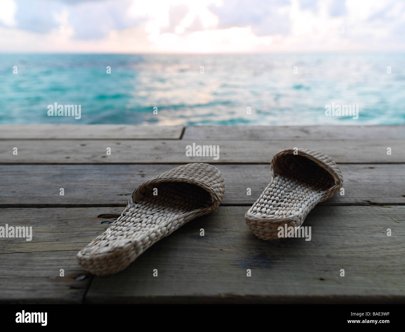 Beach Shoes, Belize Stock Photo - Alamy