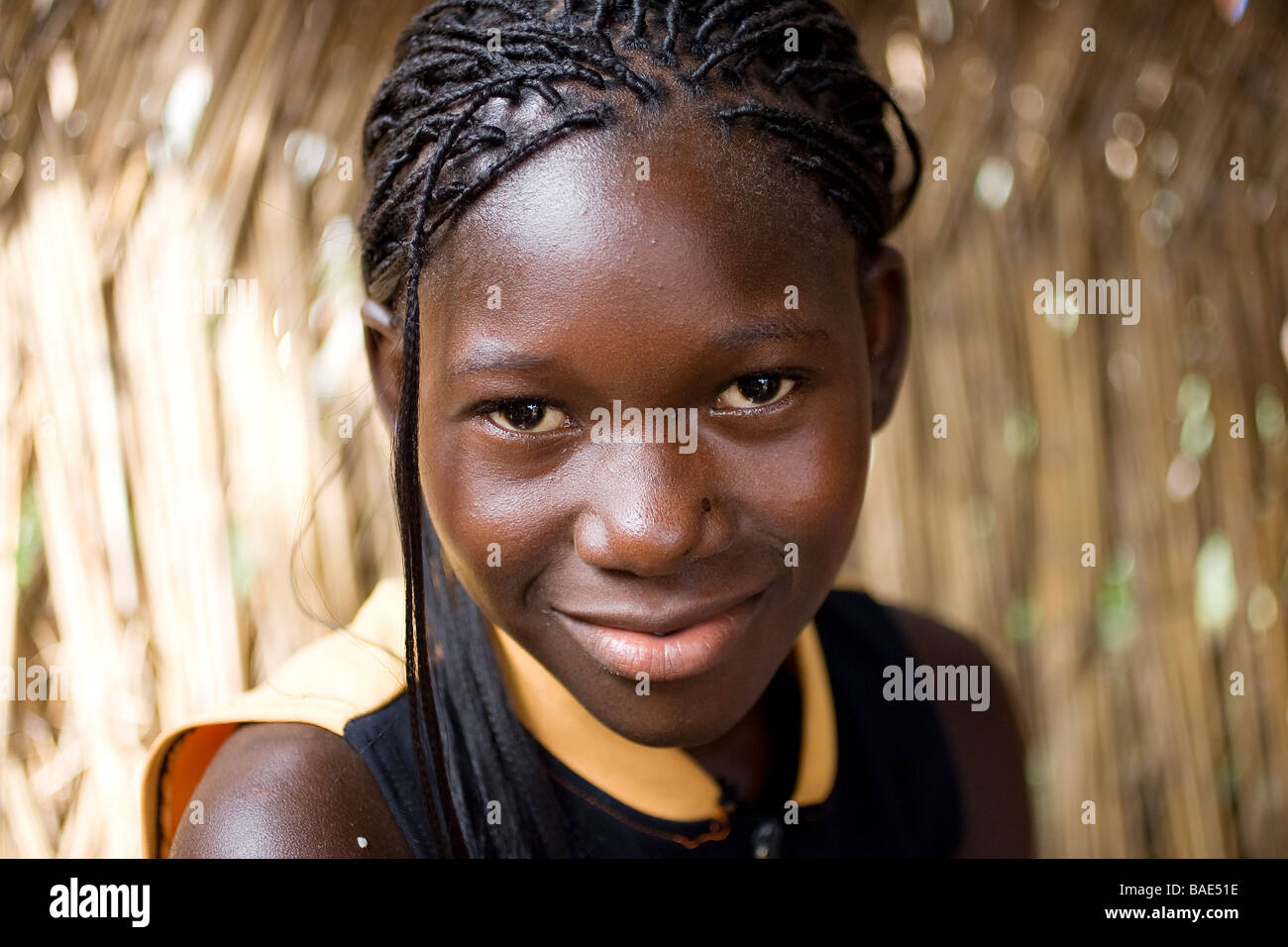 Mali, Malian little girl Stock Photo - Alamy