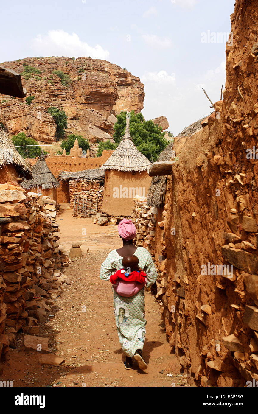 Mali, Dogon Country, Bandiagara Cliffs classified as World Heritage by ...