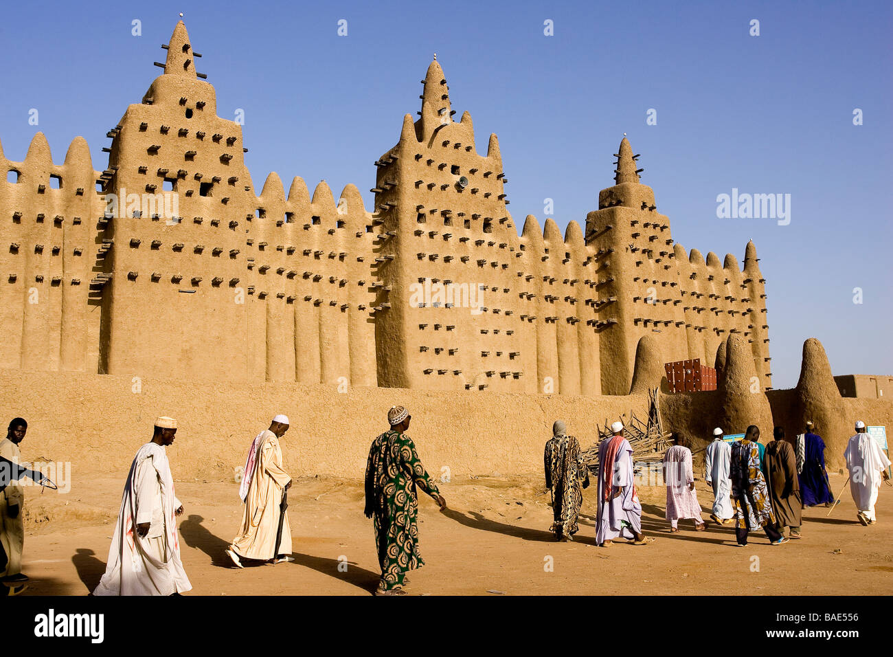 Mali, Mopti Region, Djenne, classified as World Heritage by UNESCO ...
