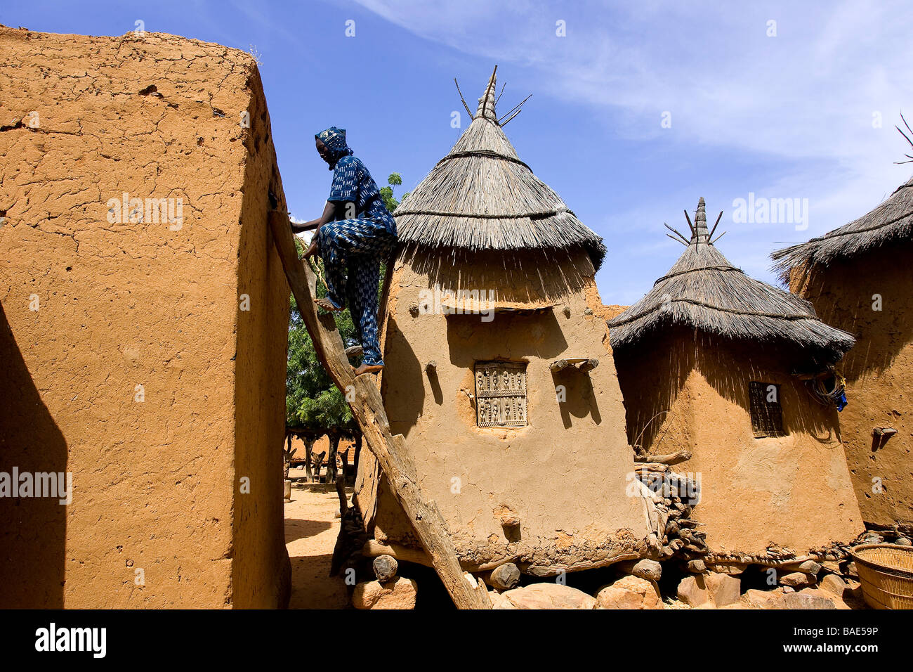 Mali, Dogon Country, Bandiagara Cliffs classified as World Heritage by ...