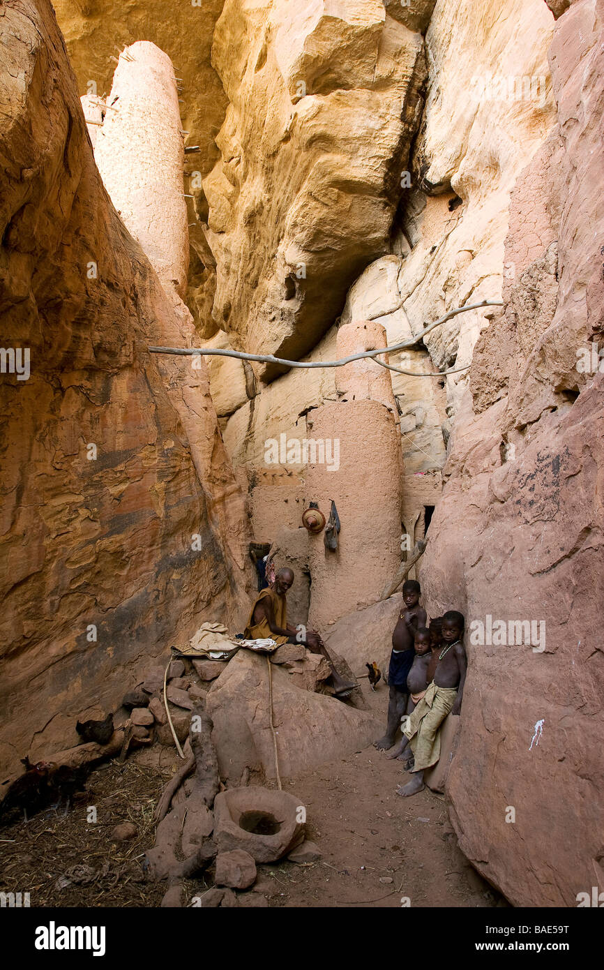 Mali, Dogon Country, Bandiagara Cliffs classified as World Heritage by ...