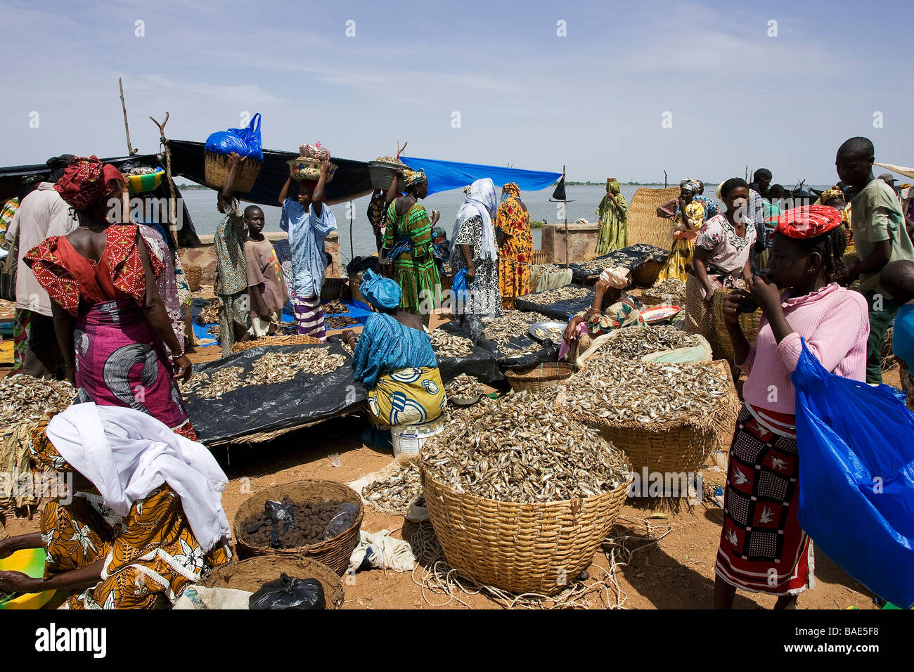 Mali, Segou, market Stock Photo - Alamy