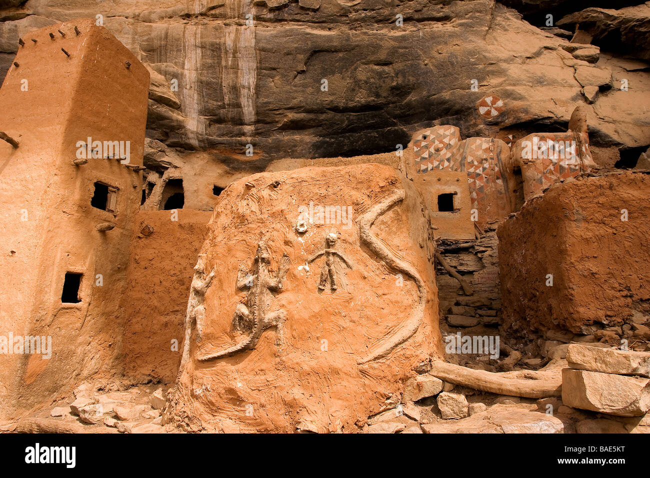 Mali, Dogon Country, Bandiagara Cliffs classified as World Heritage by ...