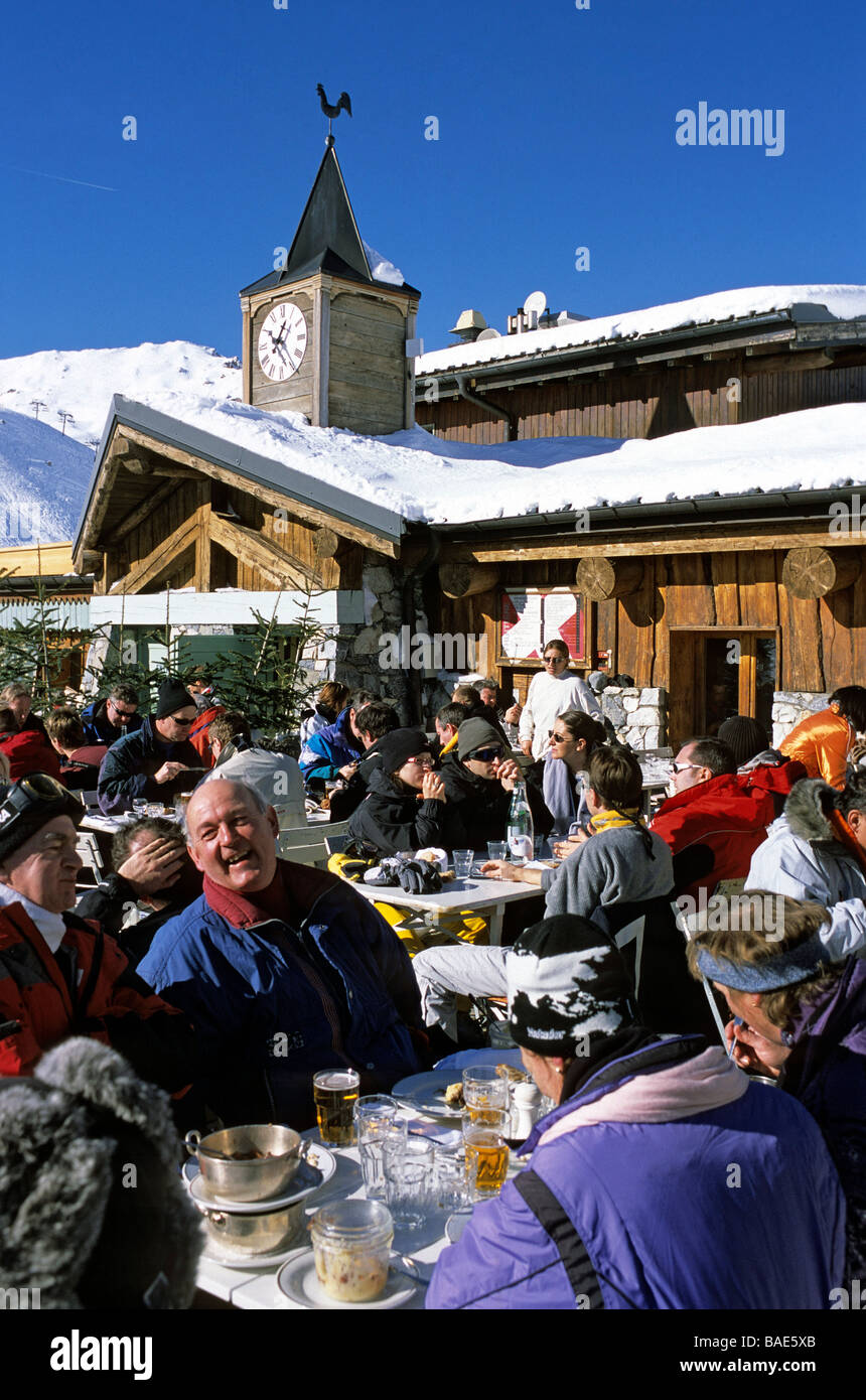La folie douce self and la fruitiere restaurant hi-res stock ...