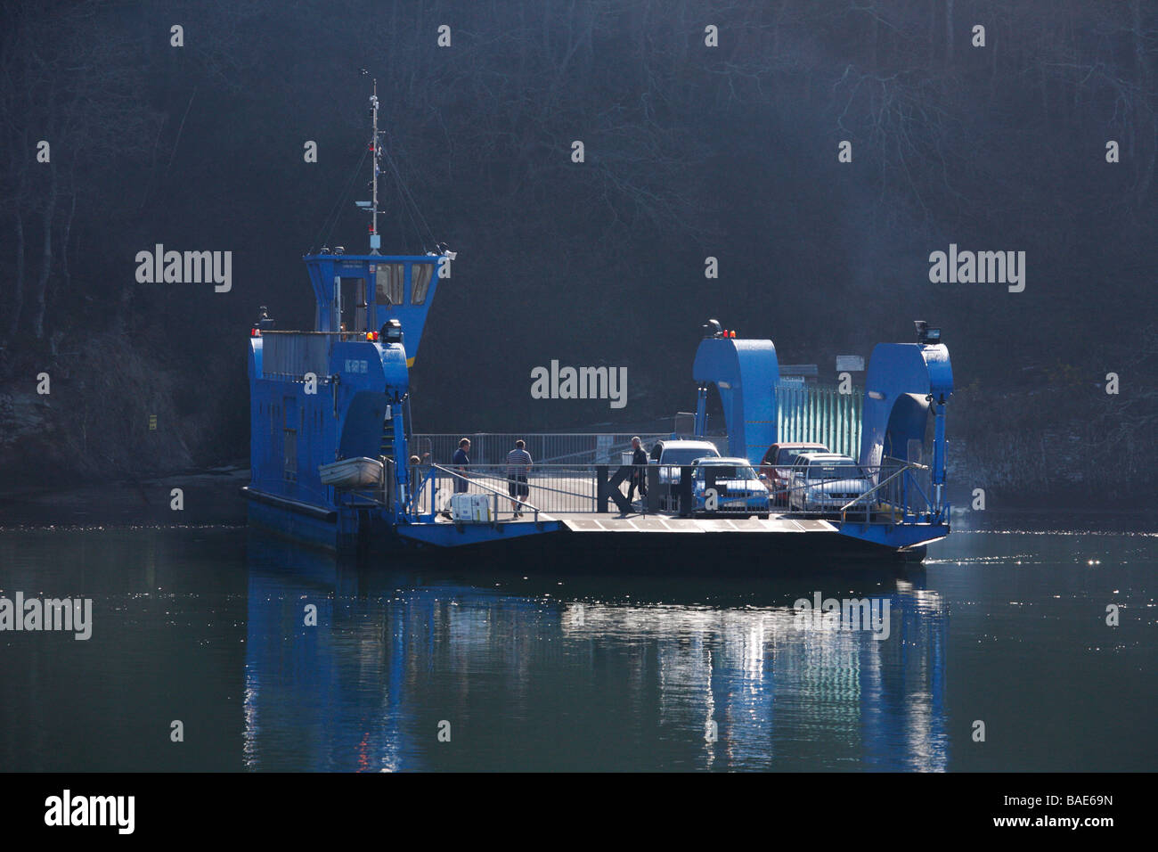 King Harry Ferry River Fal Stock Photo - Alamy