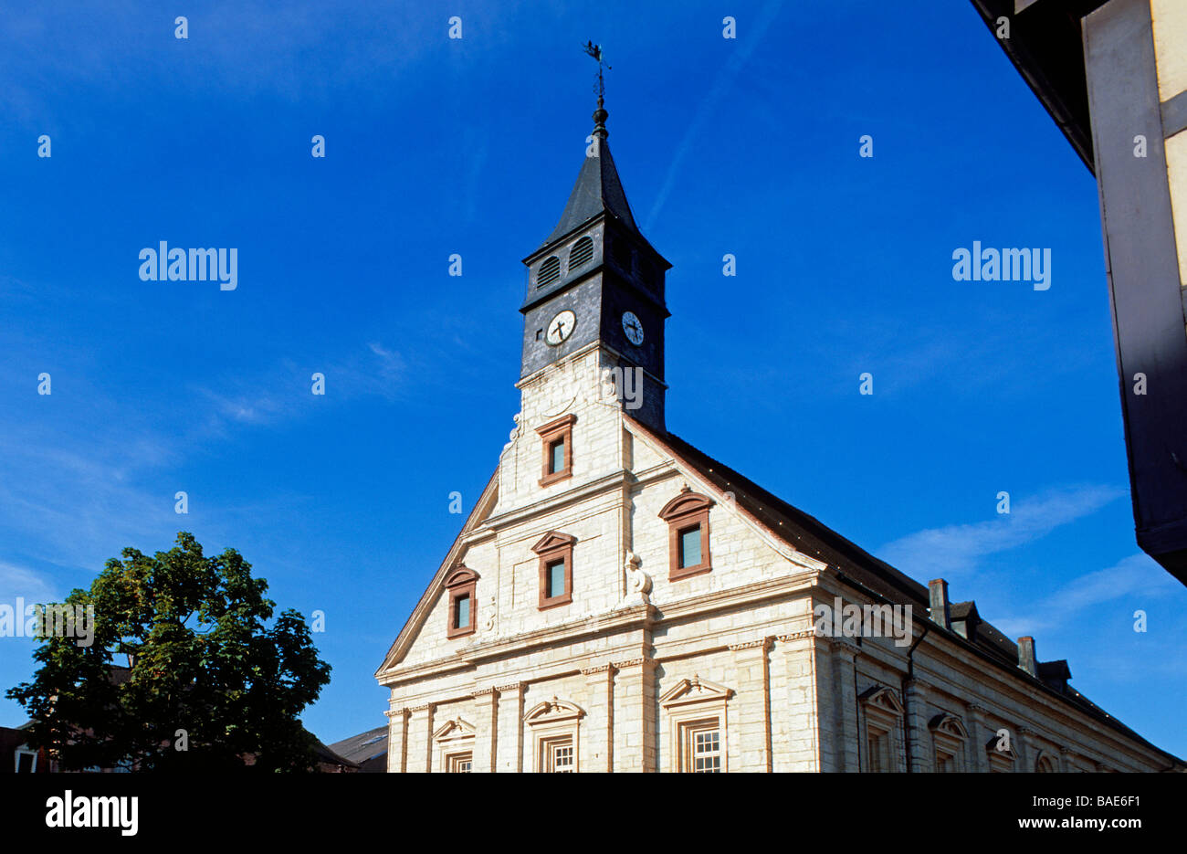 France, Doubs, Montbeliard, St Martin Temple Stock Photo - Alamy