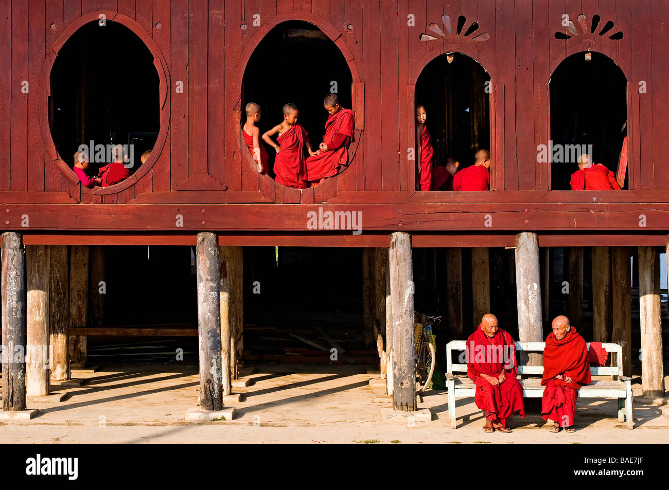 Myanmar (Burma), Shan State, Shwe Yan Pye, Shwe Yan Pye monastery ...