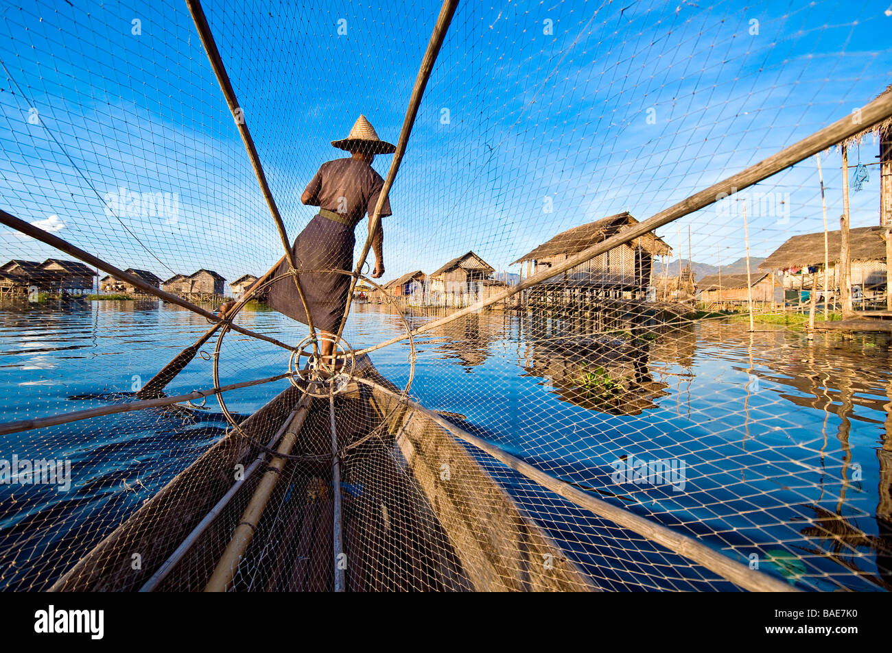 Myanmar (Burma), Shan State, Inle Lake, Pauk Par village, U Thone the ...