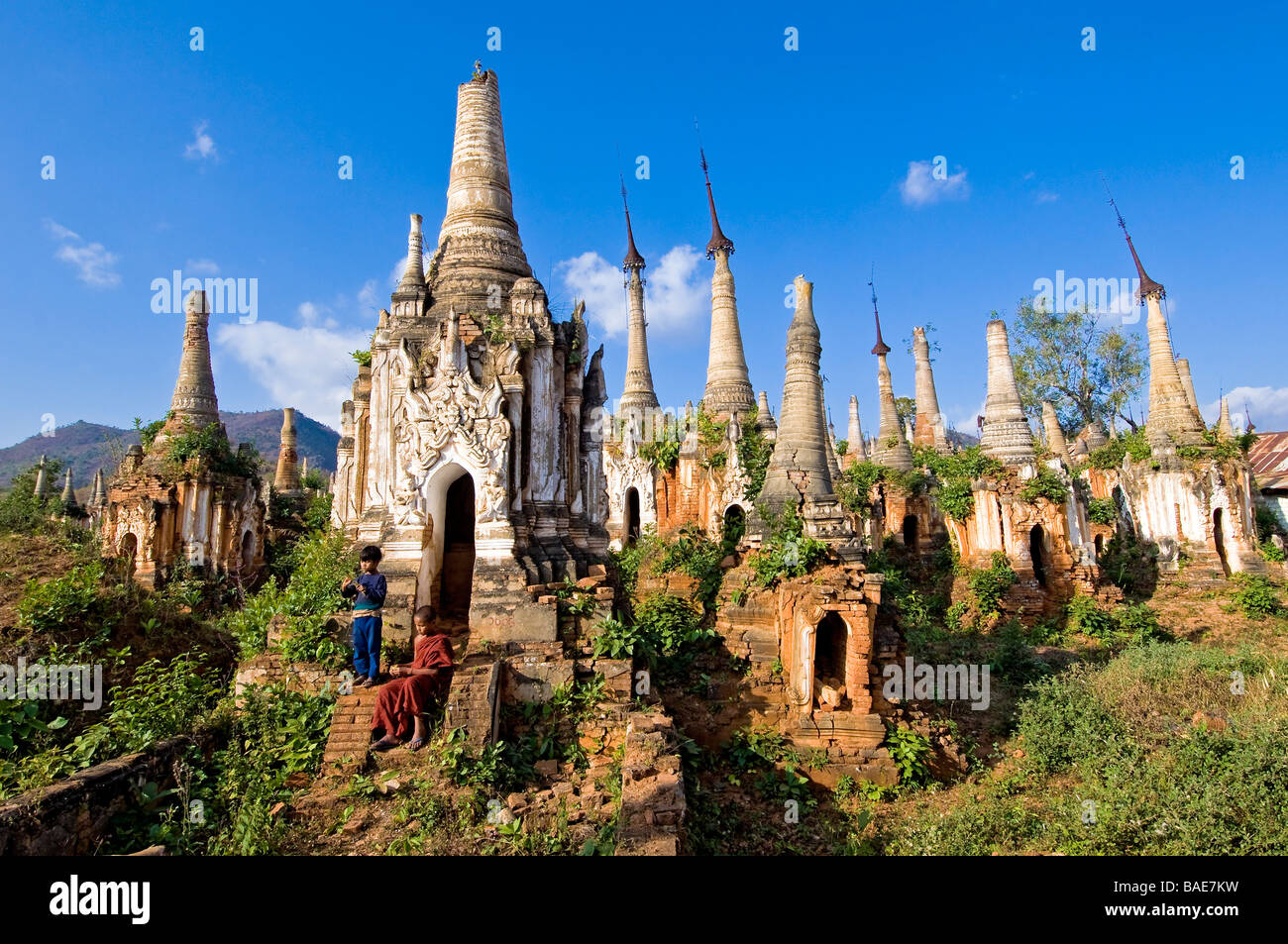 Myanmar (Burma), Shan State, Inle Lake, Inn Dein Village, Shwe Inn ...