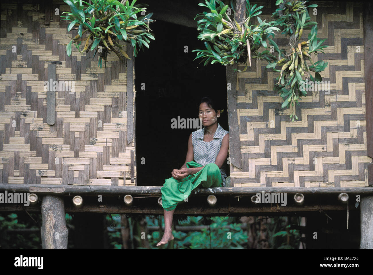 Myanmar (Burma), Bago Division, surroundings of Taungoo, Sein Ye, woman ...