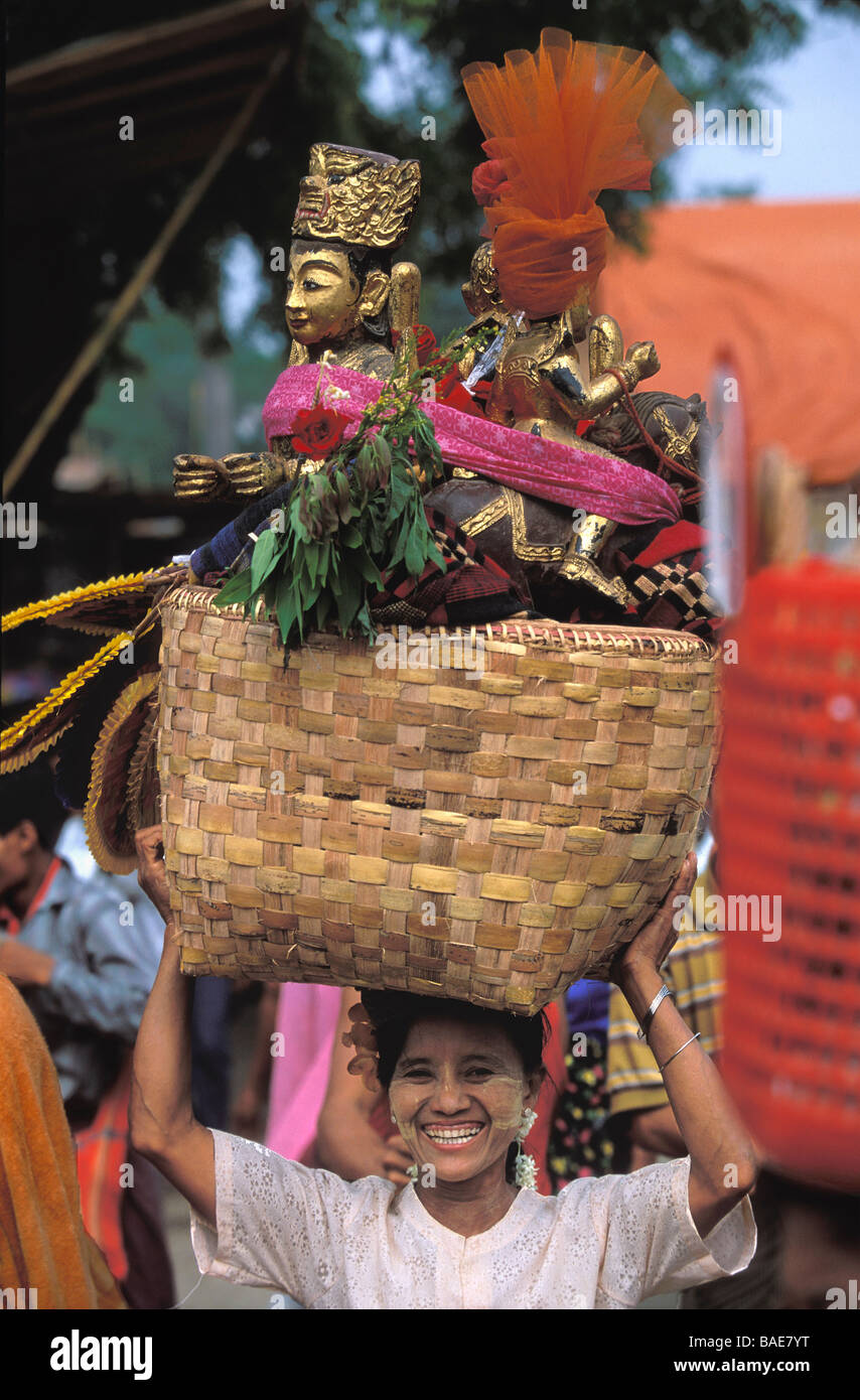 Myanmar (Burma), Sagaing Division, Taungbyon, Nat Pwe (Festival of ...