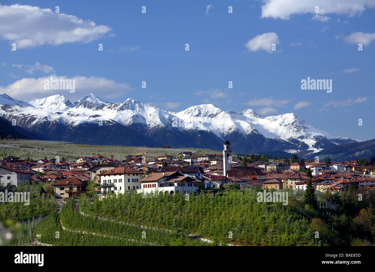 Tuenno, Val di Non, Trentino, Italy Stock Photo - Alamy