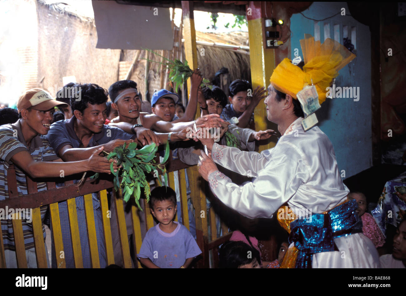 Myanmar (Burma), Sagaing Division, Taungbyon, Nat Pwe (Festival of ...