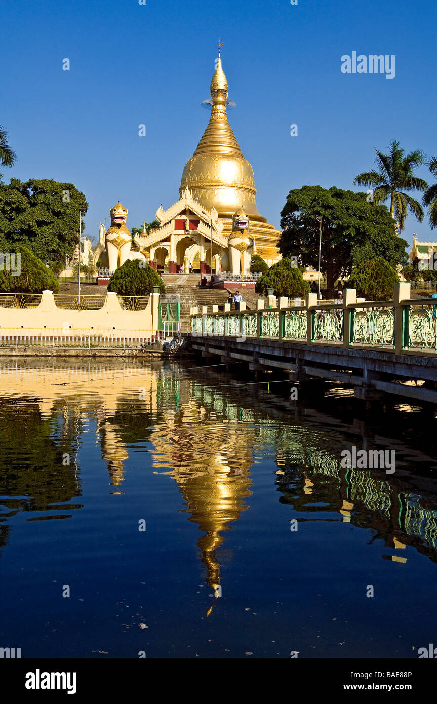 Myanmar (Burma), Yangon Division, Yangon, Shwedagon pagoda Stock Photo ...