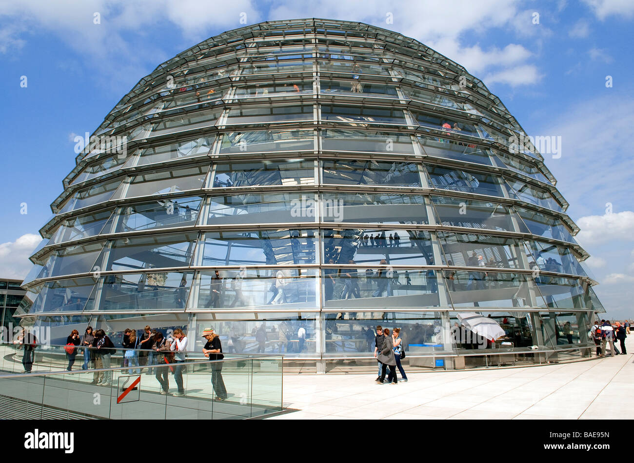 Germany, Berlin, Reichstag, Bundestag Headquarters renovated by the ...