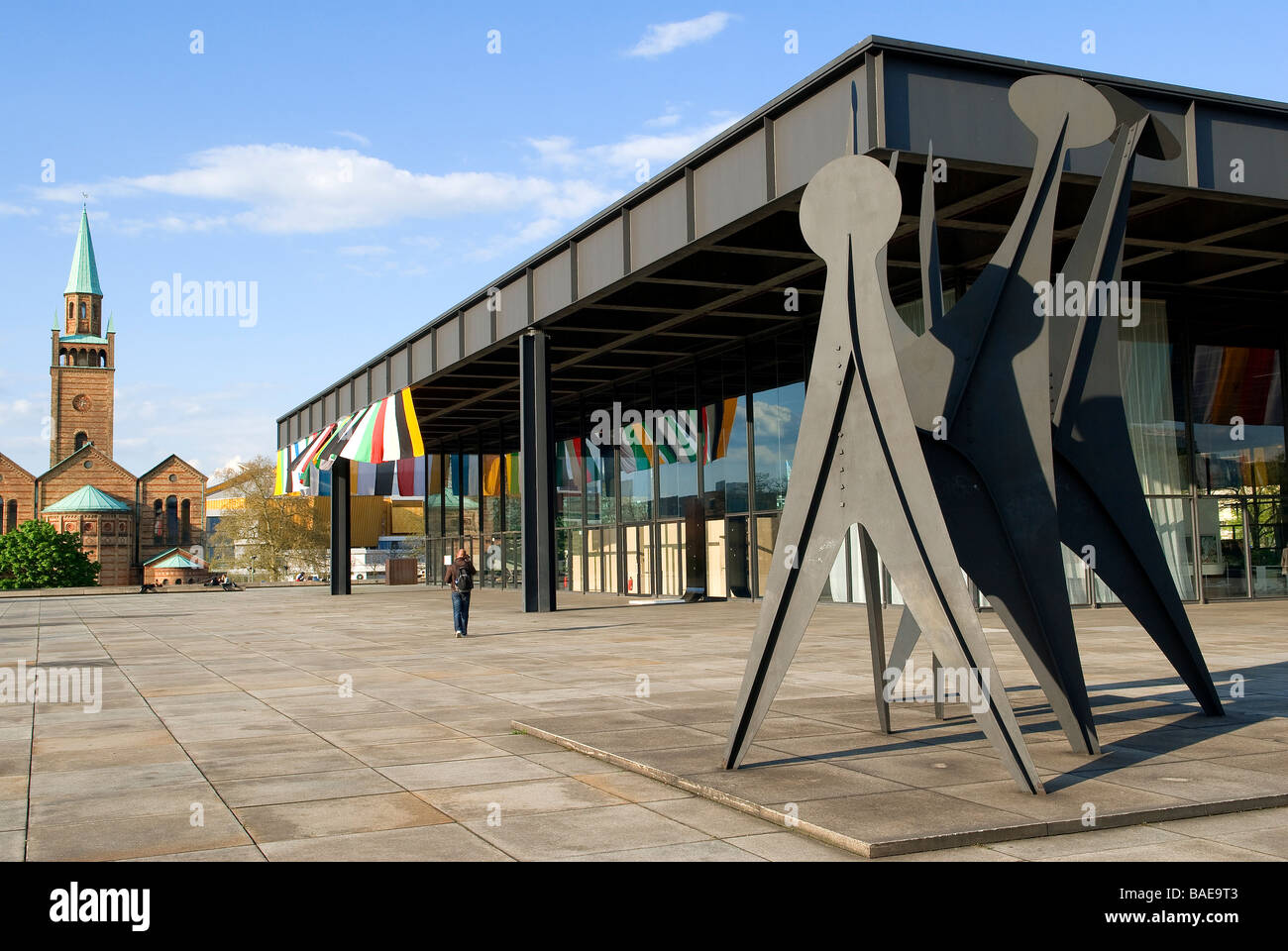 Germany, Berlin, Neue Nationalgalerie (New National Gallery), Museum of ...