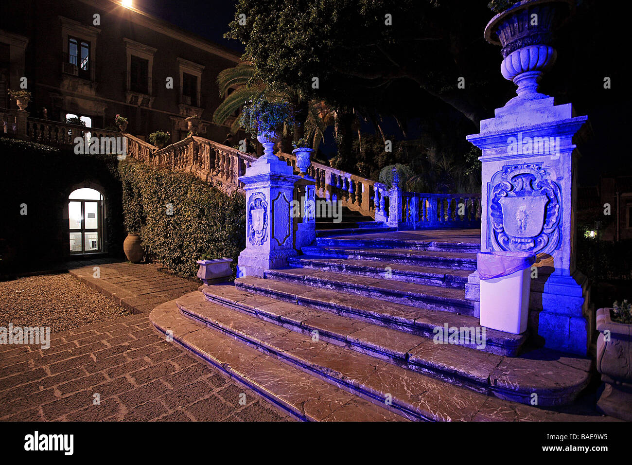 Villa Cerami, Catania, Sicily, Italy Stock Photo - Alamy