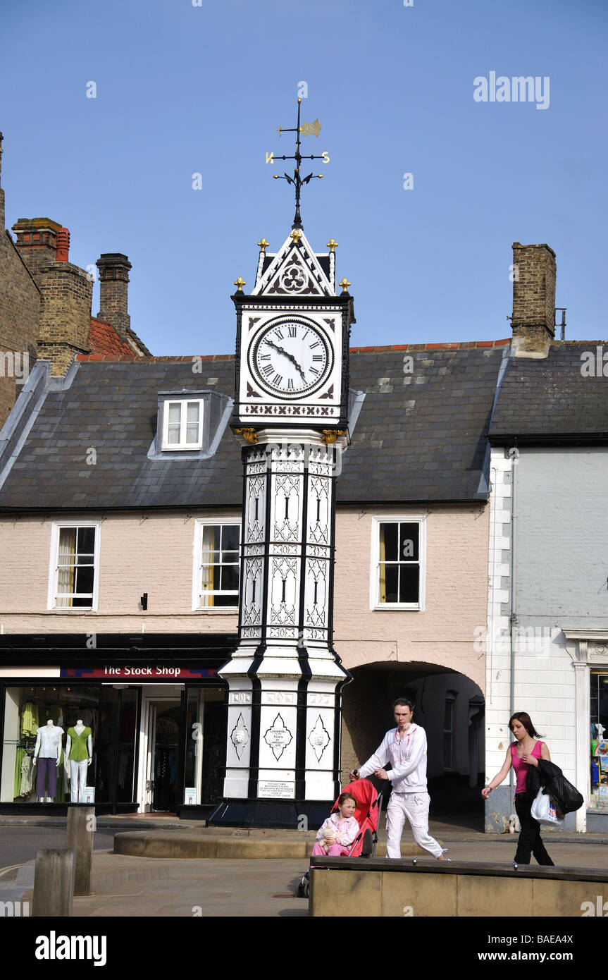 Victorian Clock Tower, Market Place, Downham Market, Norfolk, England ... Victorian Clock Tower, Market Place, Downham Market, Norfolk, England ...