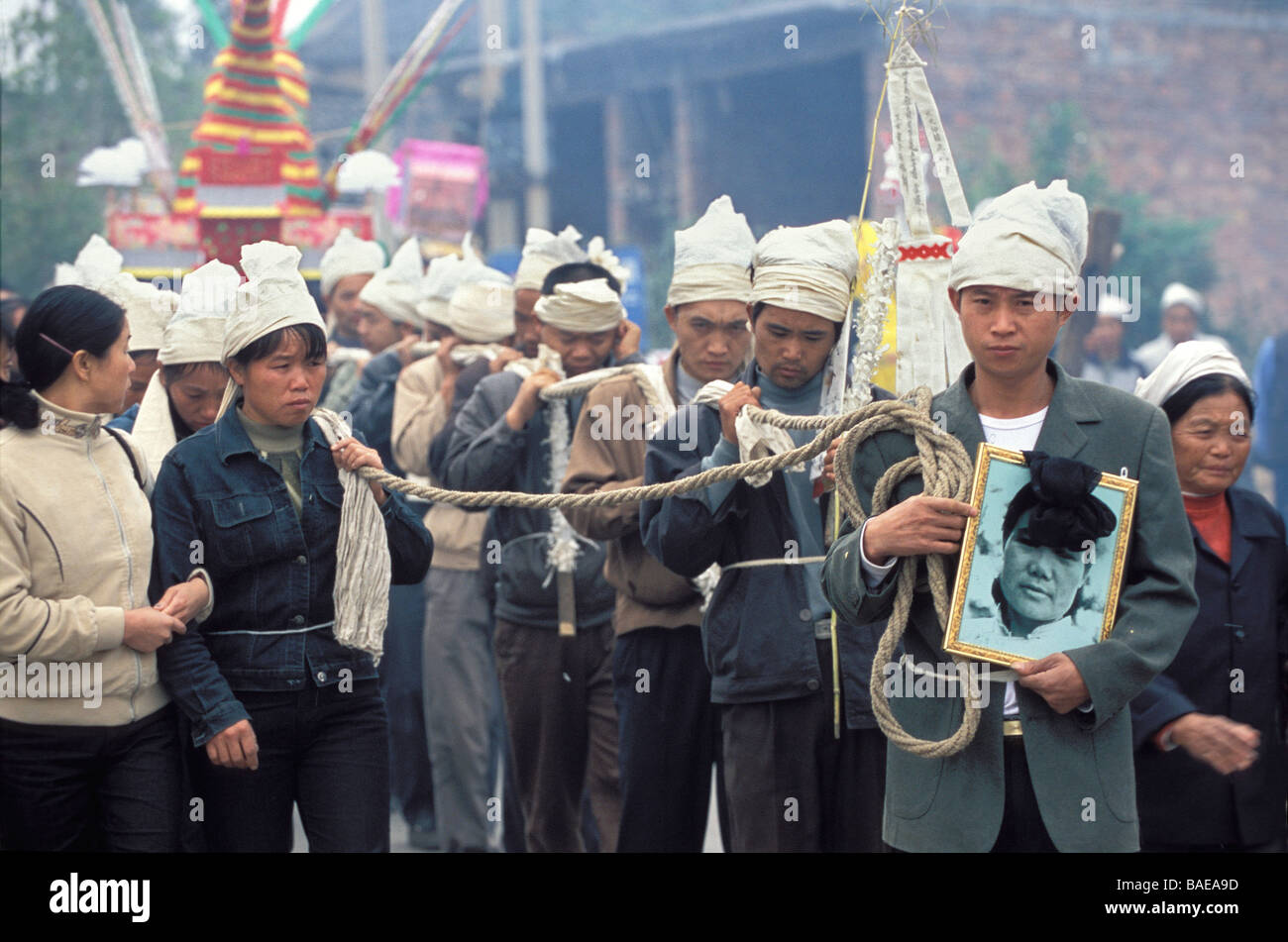 China, Guizhou province, Pingtang, Han funeral Stock Photo - Alamy
