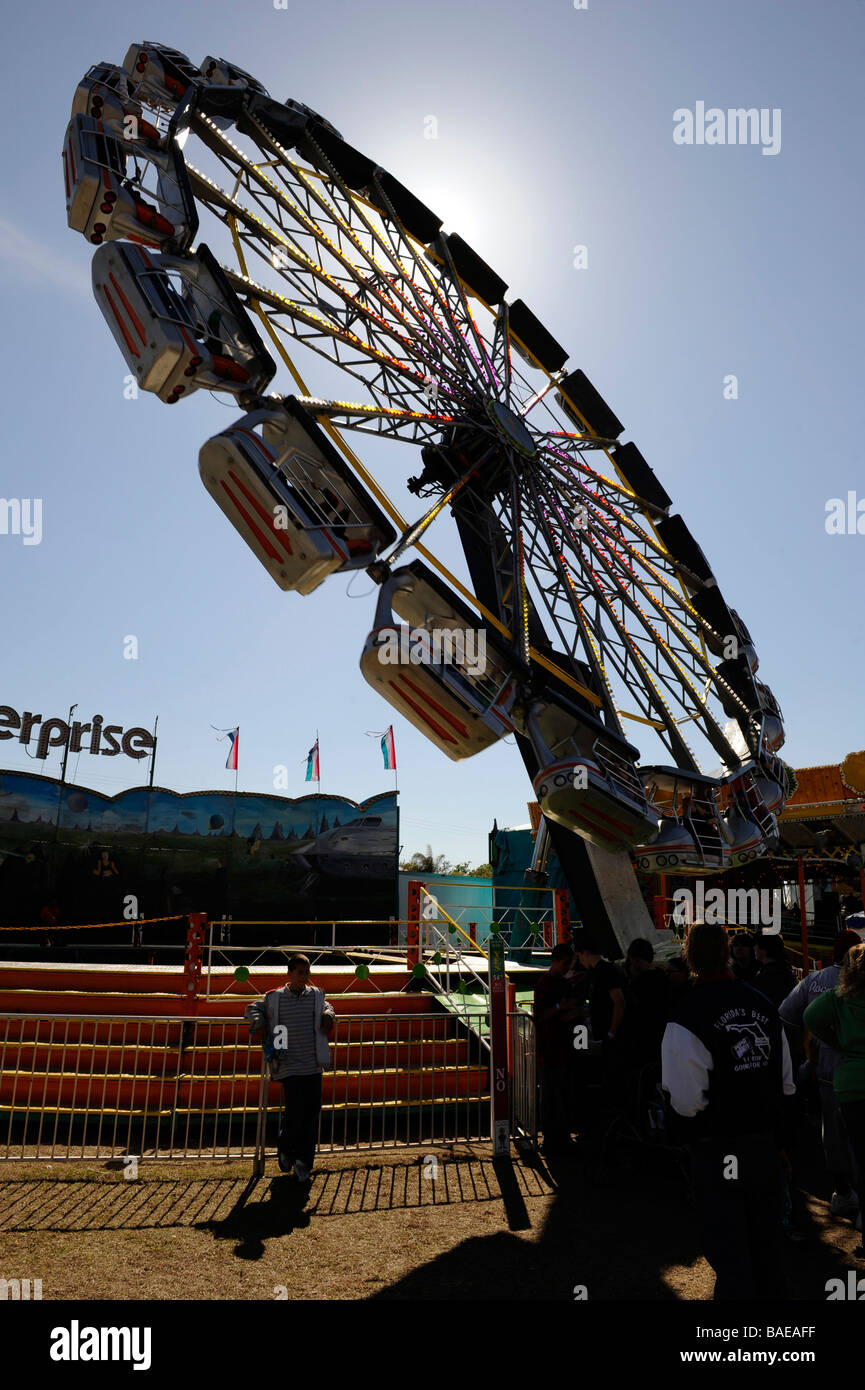 Amusement Ride at Strawberry Festival Plant City Florida Stock Photo ...