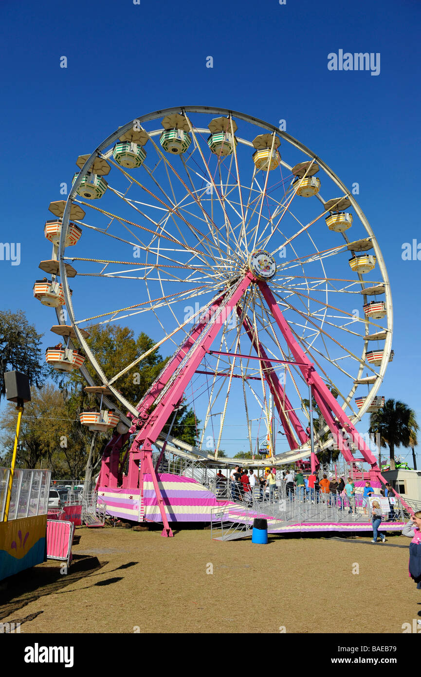 Amusement Ride at Strawberry Festival Plant City Florida Stock Photo ...