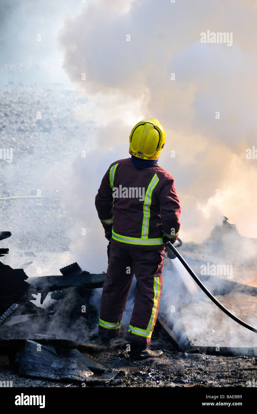 Fire engine uk siren hi-res stock photography and images - Alamy