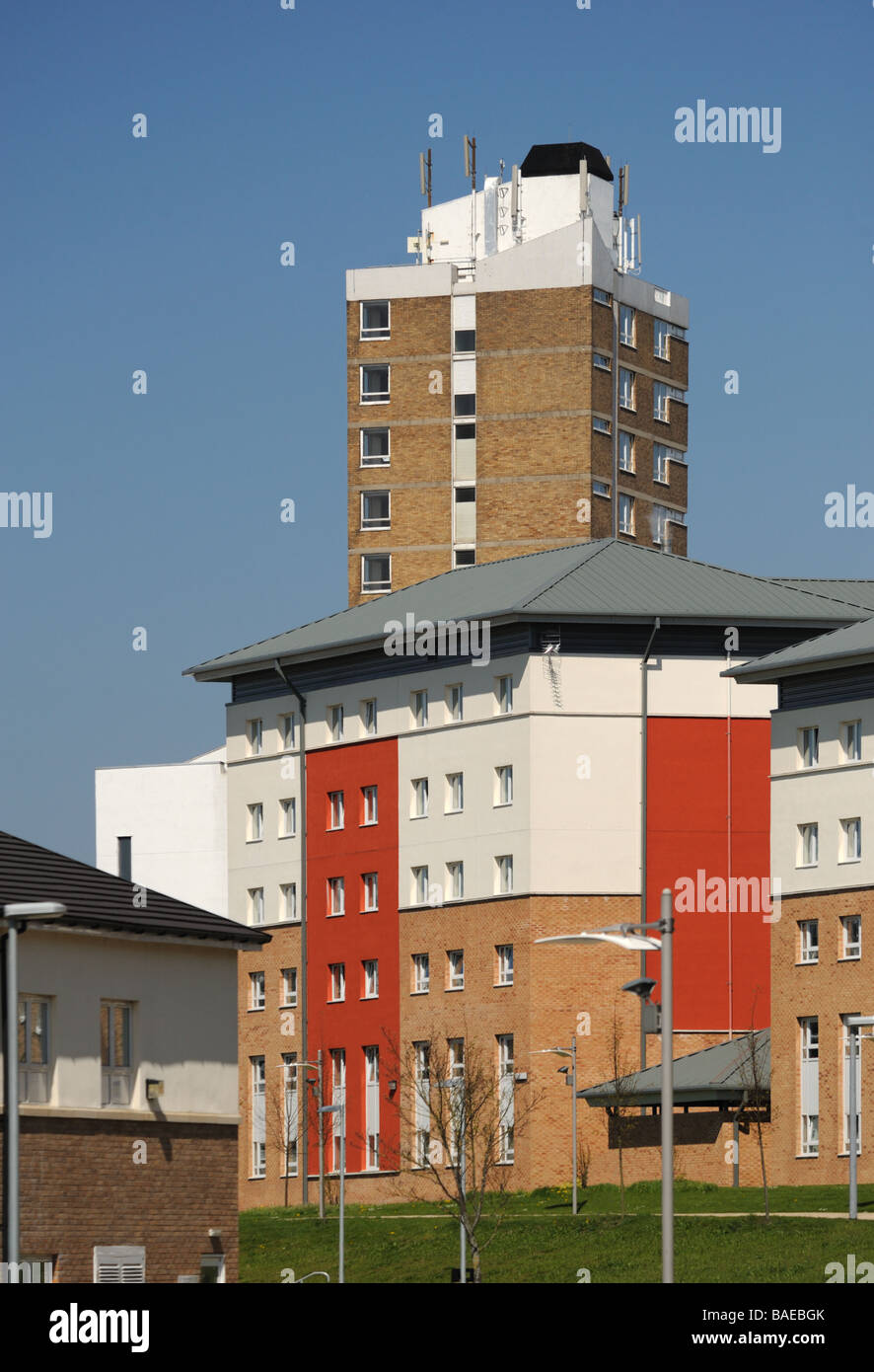 Bowland Tower and Halls of Residence. Lancaster University, Lancashire ...