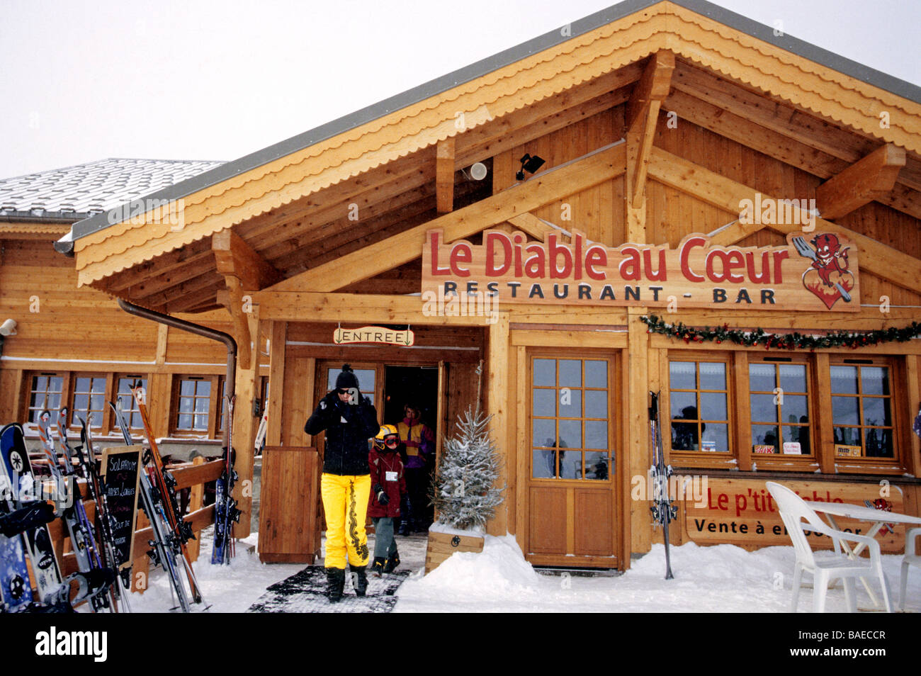 France, Isere , Les Deux Alpes, Le Diable au coeur Altitude Chalet ...