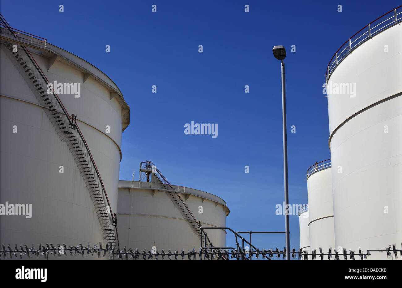 Fuel storage tanks Stock Photo - Alamy