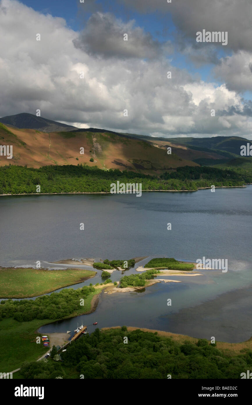 Derwent Water from Surprise View Lake District Cumbria England Stock ...