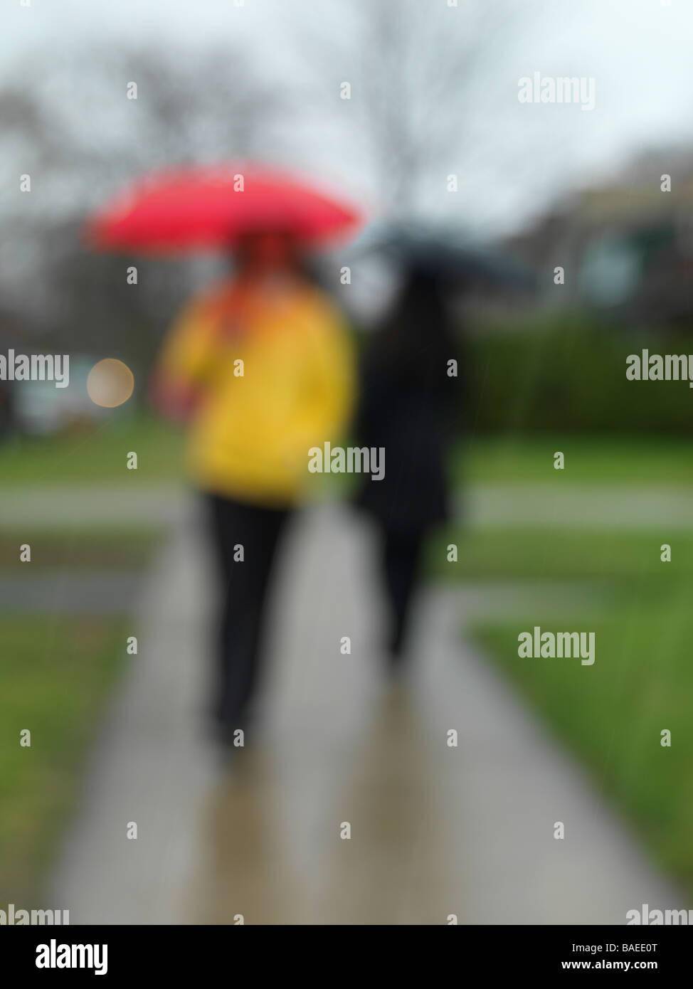 People in rain Stock Photo - Alamy