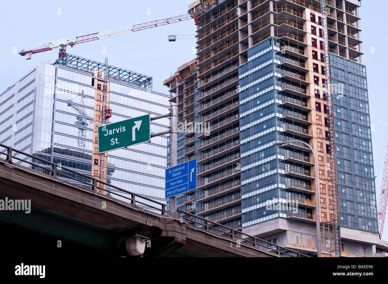 condo construction in downtown Toronto Stock Photo - Alamy