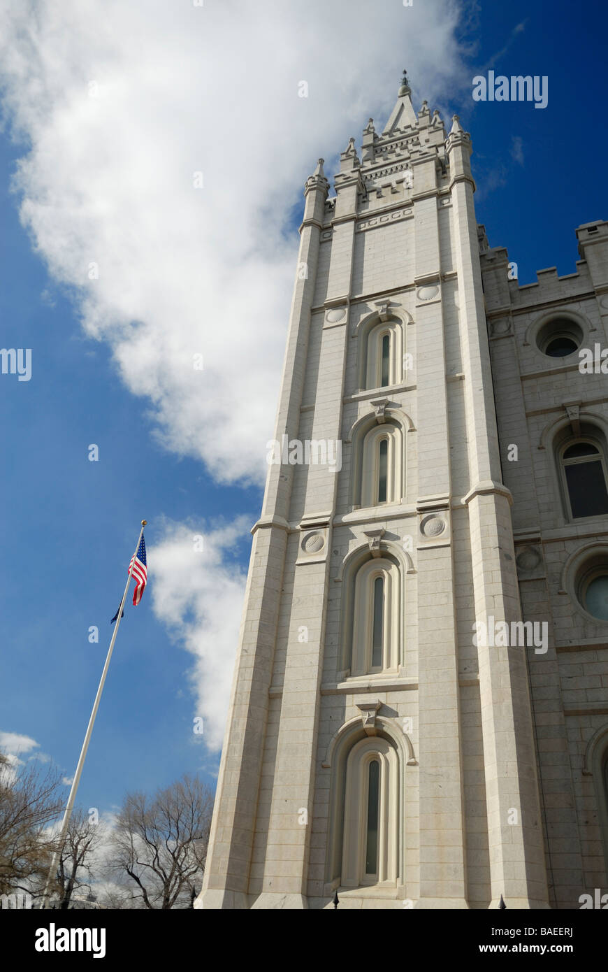 Mormon Temple in Salt Lake City, Utah Stock Photo - Alamy