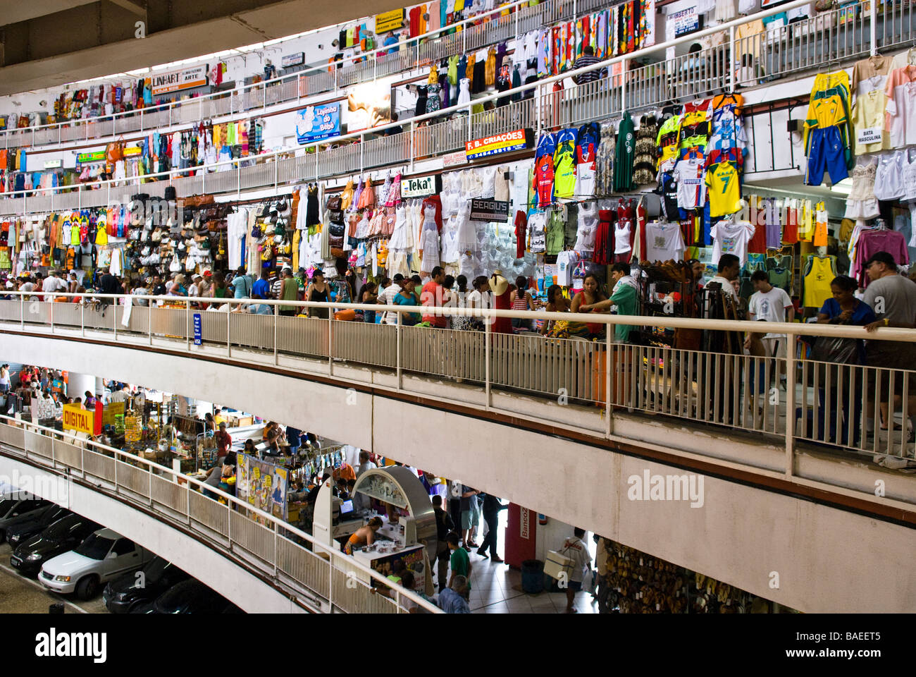 High walkways inside the Central Market, Fortaleza, Brazil Stock Photo ...