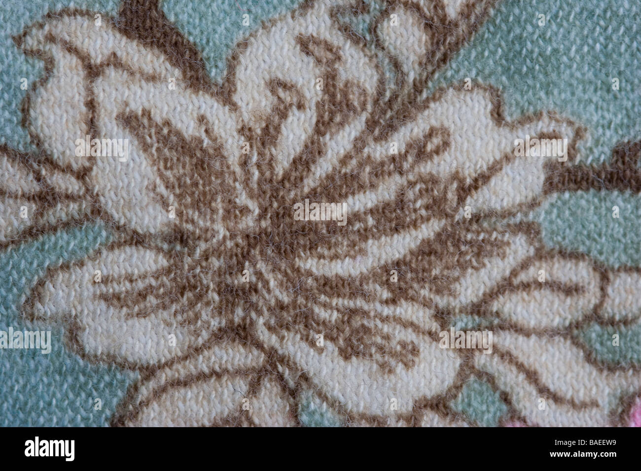 Close up of a floral design on fabric asian style Stock Photo - Alamy