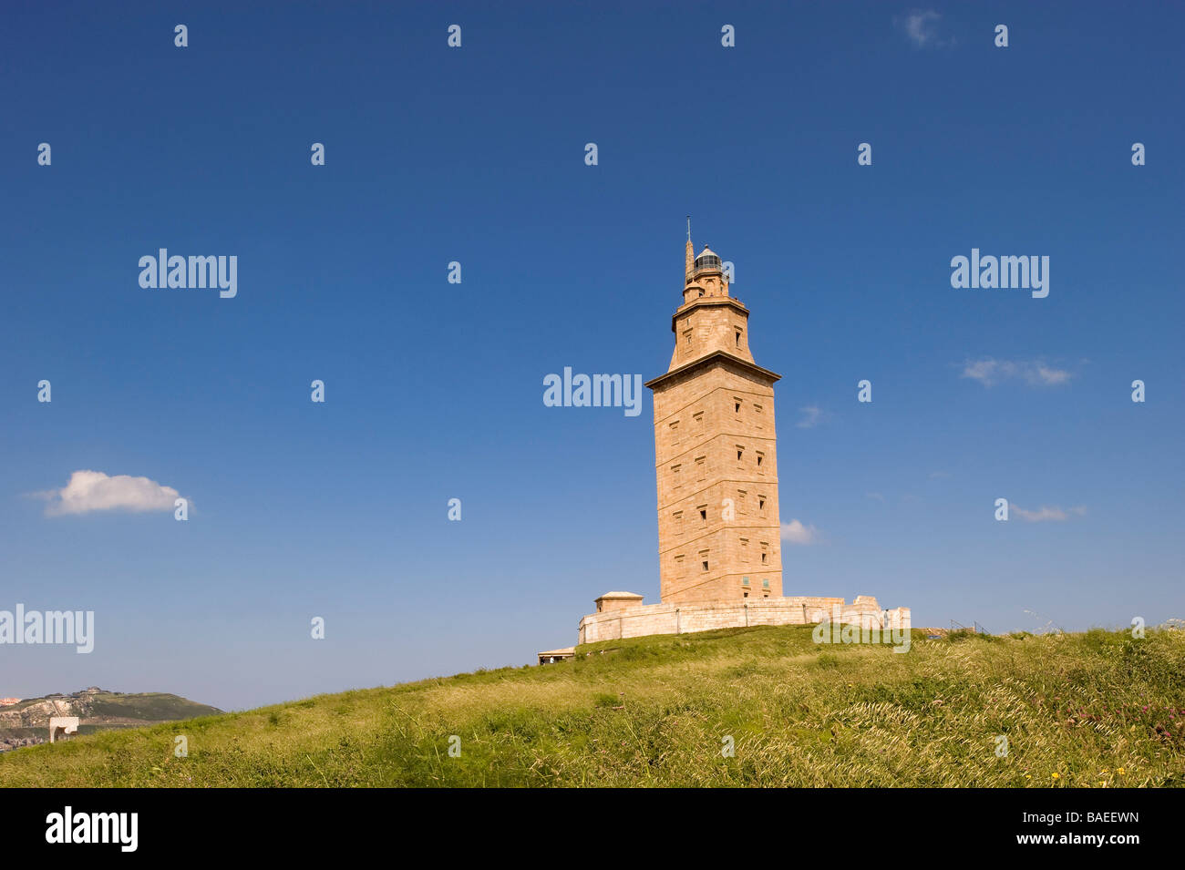 Spain, Galicia, La Coruna, Torre de Hercules (Hercules Tower), Roman ...