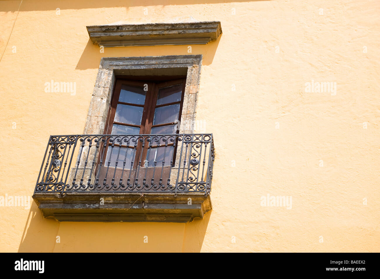 Mexican wrought iron balcony in hi-res stock photography and images - Alamy
