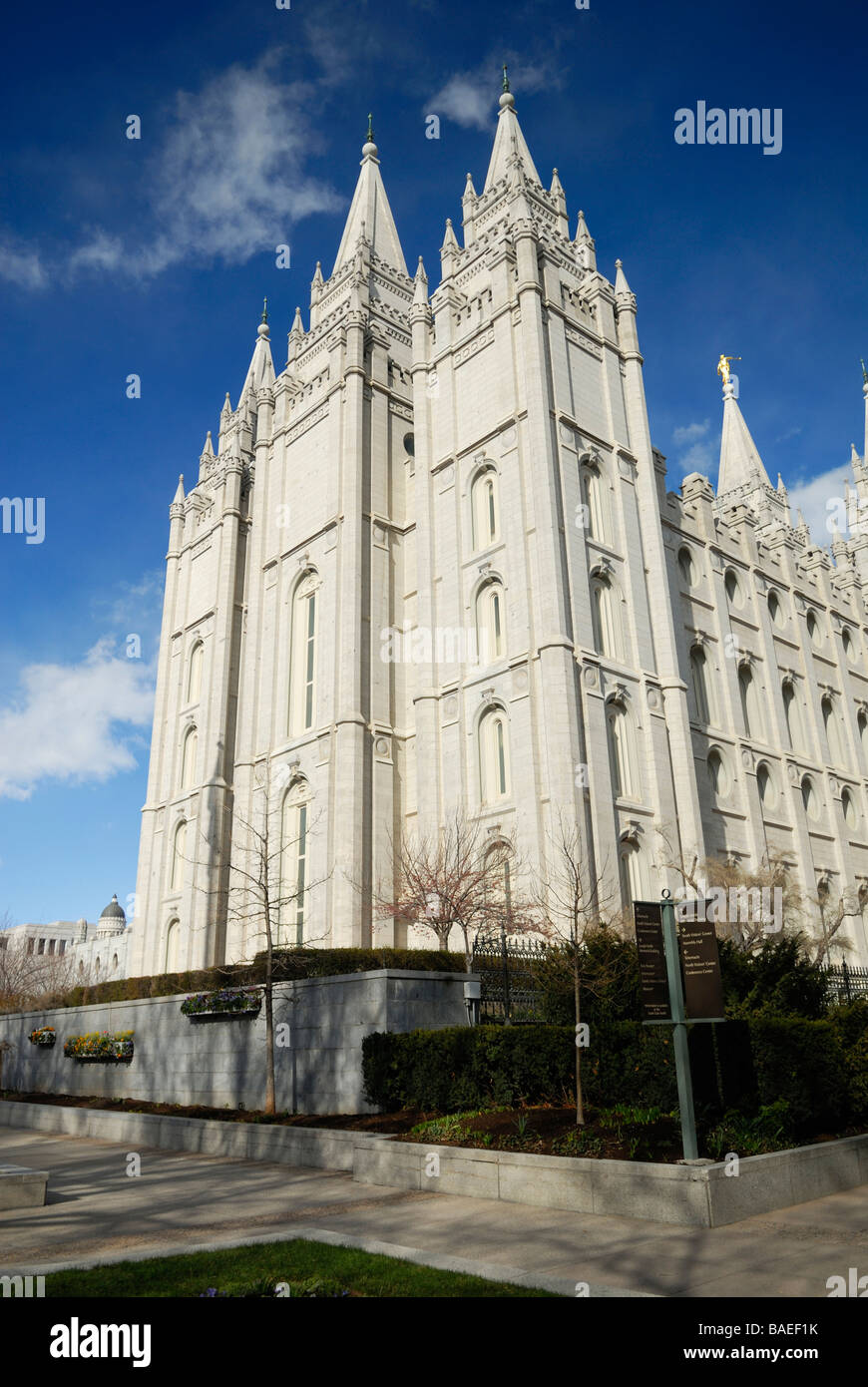 Mormon Temple in Salt Lake City, Utah Stock Photo - Alamy