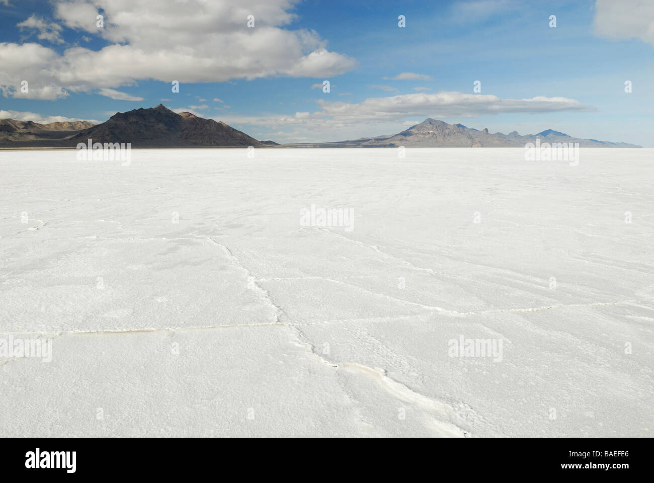 Bonneville Salt Flats in Utah, USA Stock Photo - Alamy