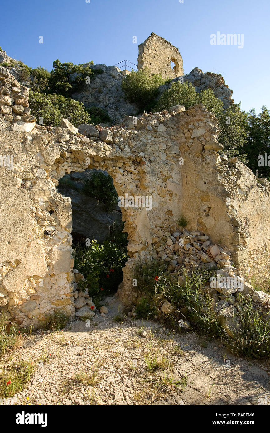 France, Vaucluse, Merindol, Luberon Natural Regional Park, Memorial des ...