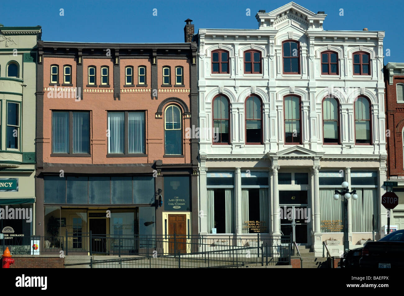 Buildings on main street of Winchester, Kentucky USA Stock Photo - Alamy