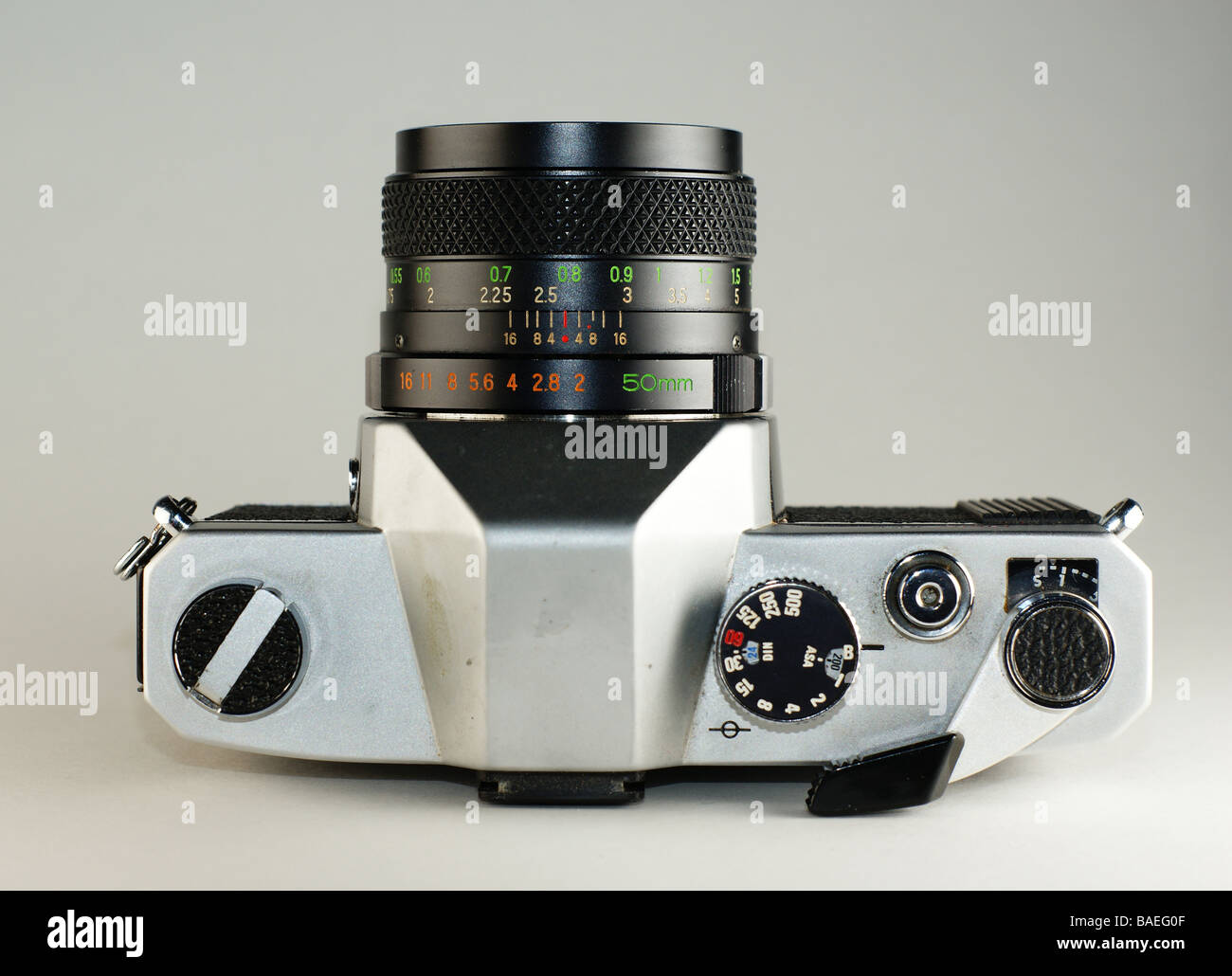 Mamiya 35mm camera top Stock Photo - Alamy