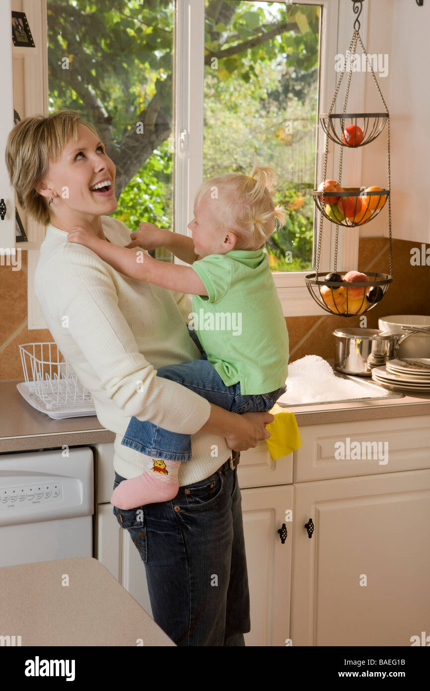 Mother and daughter Stock Photo - Alamy