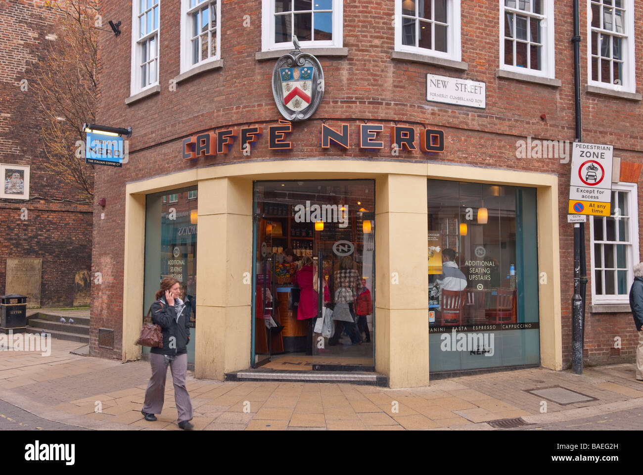 Cafe Nero the Italian coffee co. in York,Yorkshire,Uk Stock Photo - Alamy