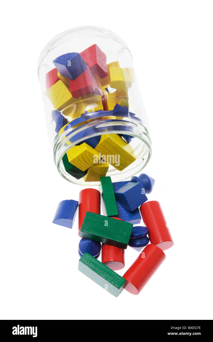 Spilling glass container Cut Out Stock Images & Pictures - Alamy