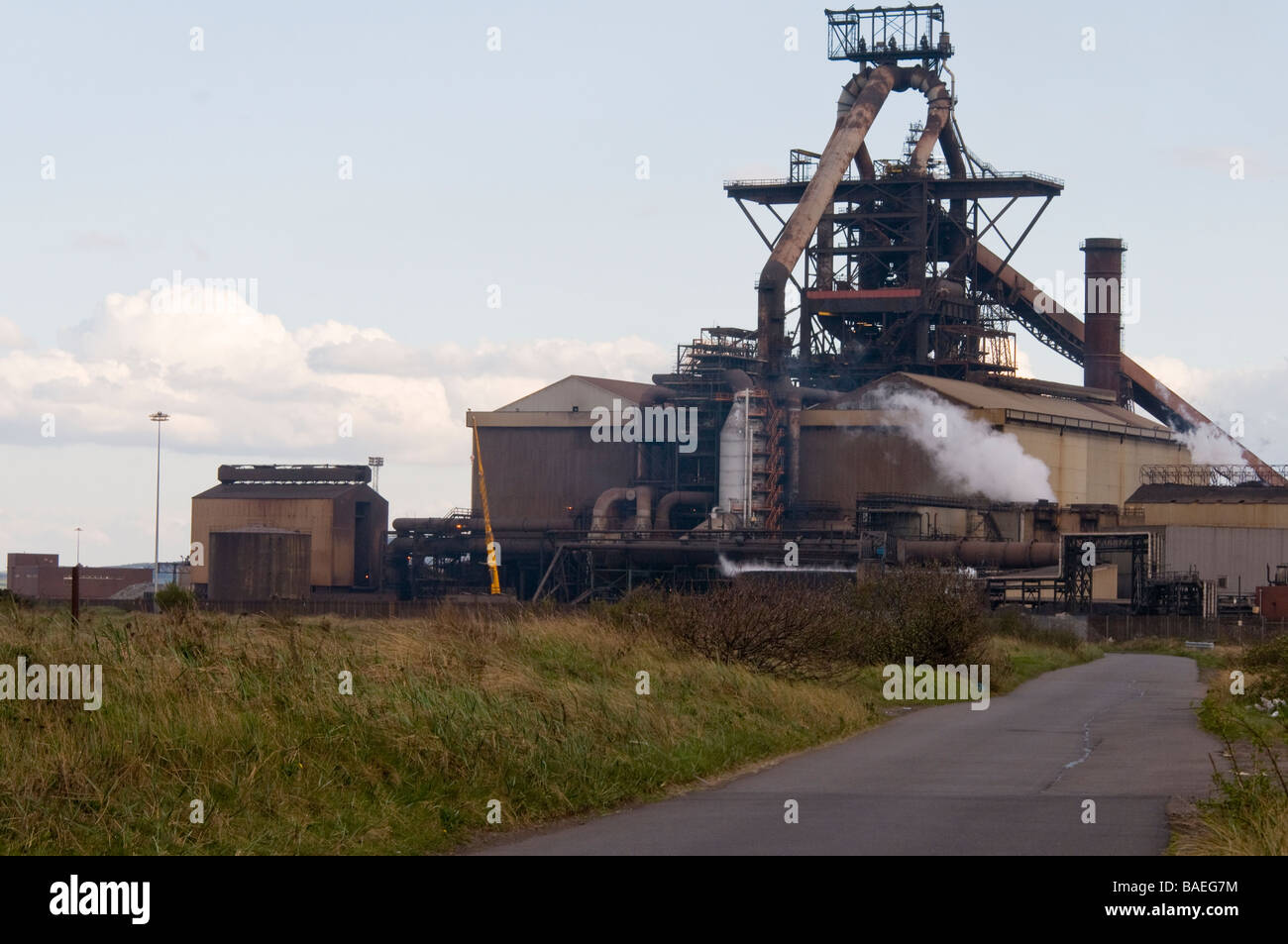 Redcar steel works, Cleveland Stock Photo - Alamy