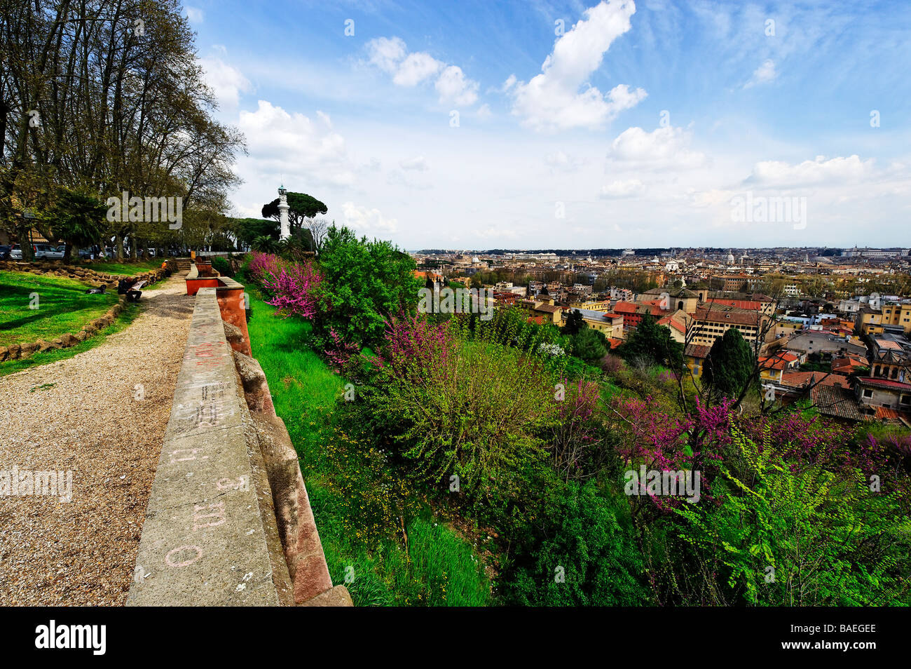 View from janiculum rome hi-res stock photography and images - Alamy