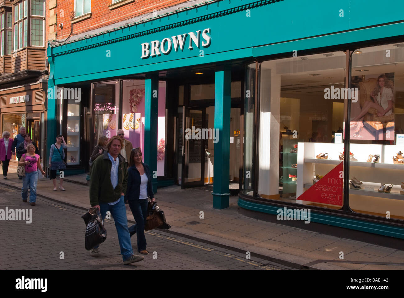 Browns shop store in York,Yorkshire,Uk Stock Photo - Alamy